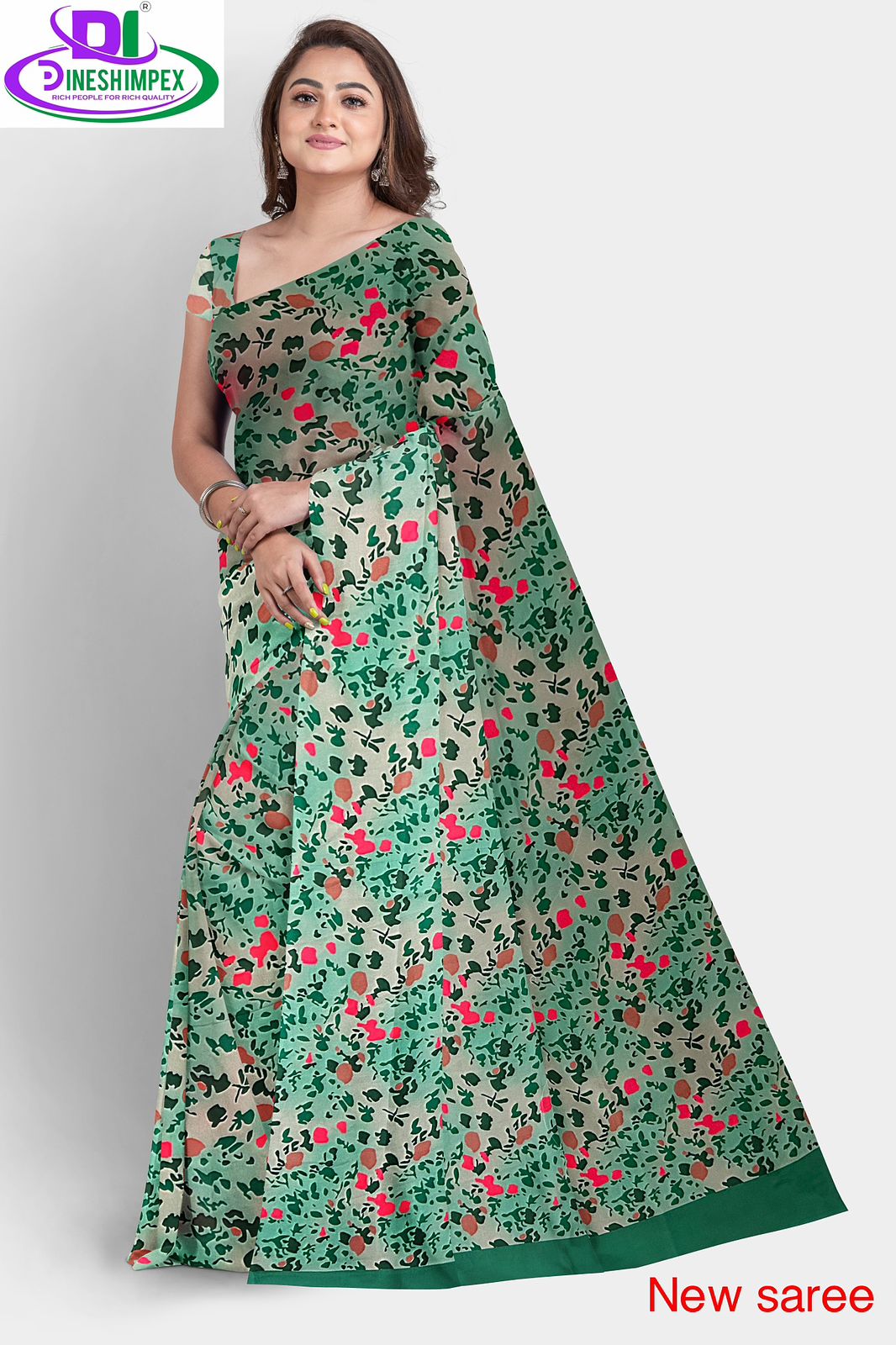 digital printed saree – DINESH IMPEX